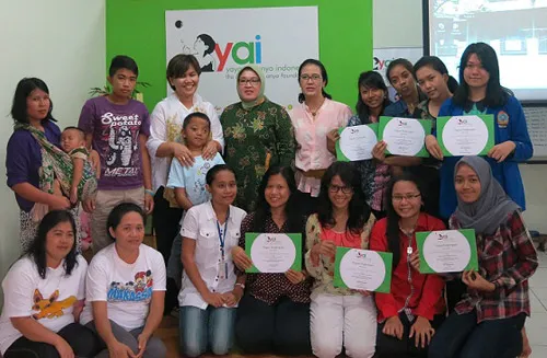 Edukasi rutin di ‘rumah anyo’ | Agenda Kegiatan | YAI-INDONESIA